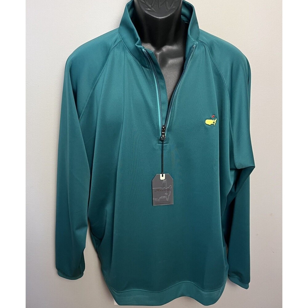 2024 Authentic The Masters Golf 1/4 Zip Pullover - Gr… - Gem